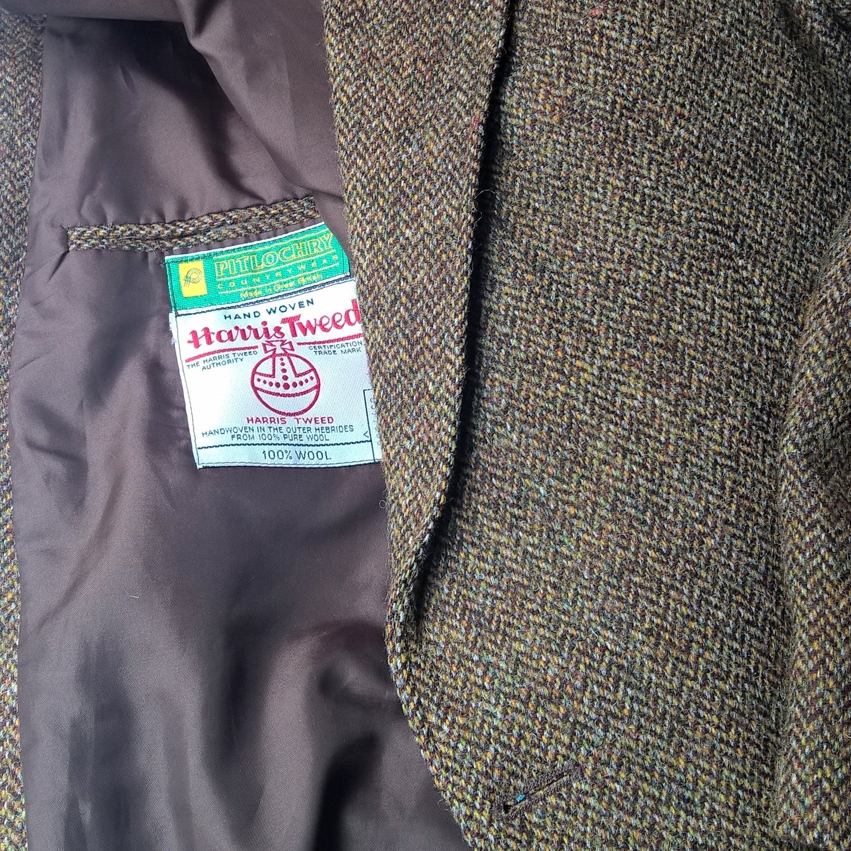 Harris Tweed Smoking Cap - Patchwork with Leather Tassel - Handmade UK ...